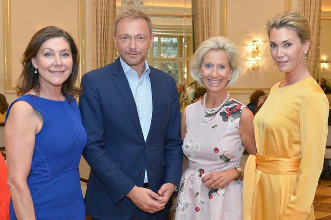 Christian Lindner, Bundesvorsitzender der FDP, beim CeU-"Lunch Talk ...