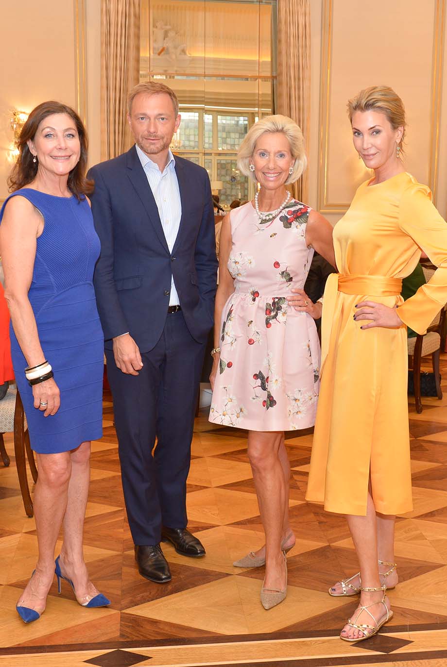 Christian Lindner, Bundesvorsitzender der FDP, beim CeU-"Lunch Talk ...