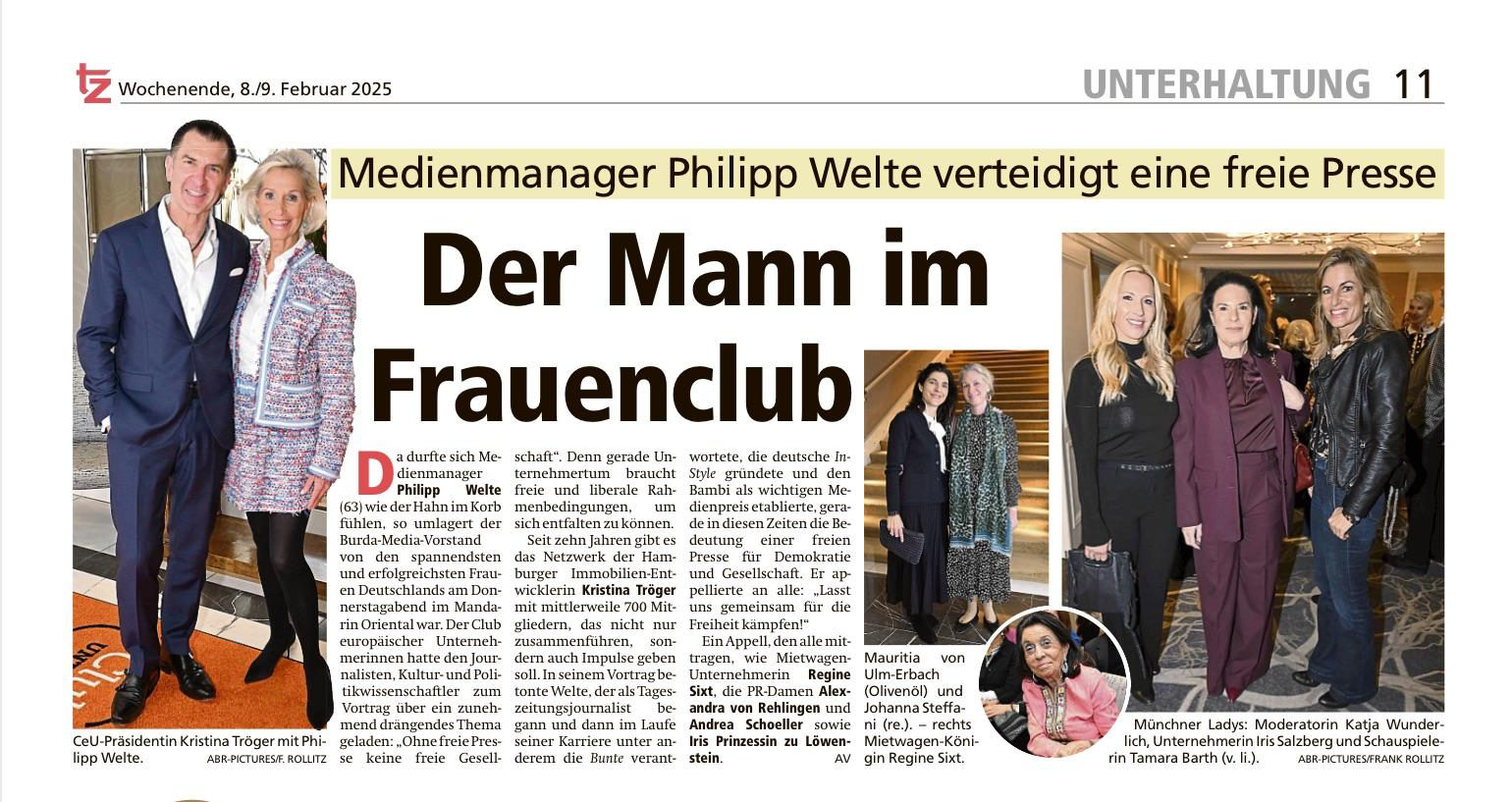 Presseartikel | TZ München vom 8.2.25